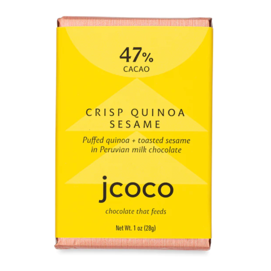 JCOCO Crisp Quinoa Sesame Chocolate - 1 oz. – Confetë Gifts