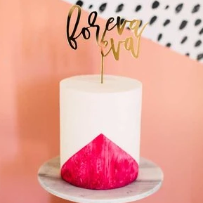 Foreva Eva Cake Topper – Confetë Gifts